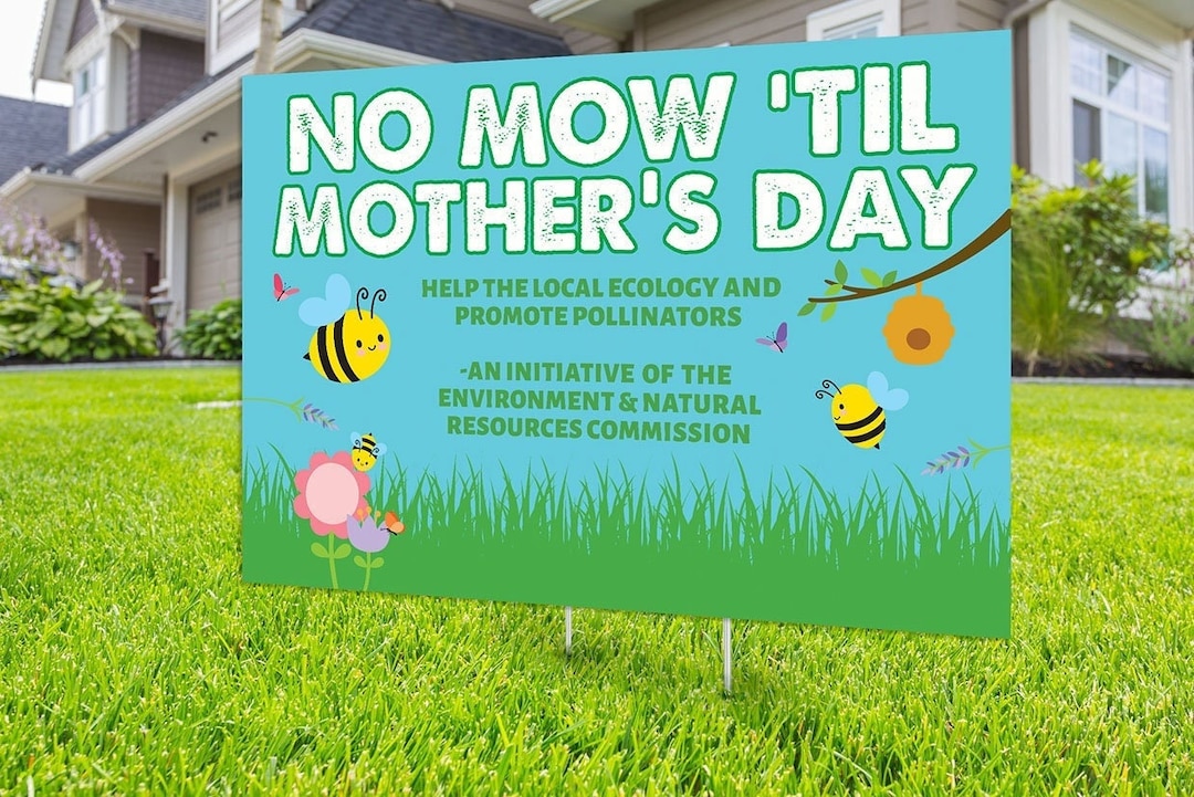 Garden Sign, Feeding the Bees Sign, Digital File Only, Dandelion Save ...