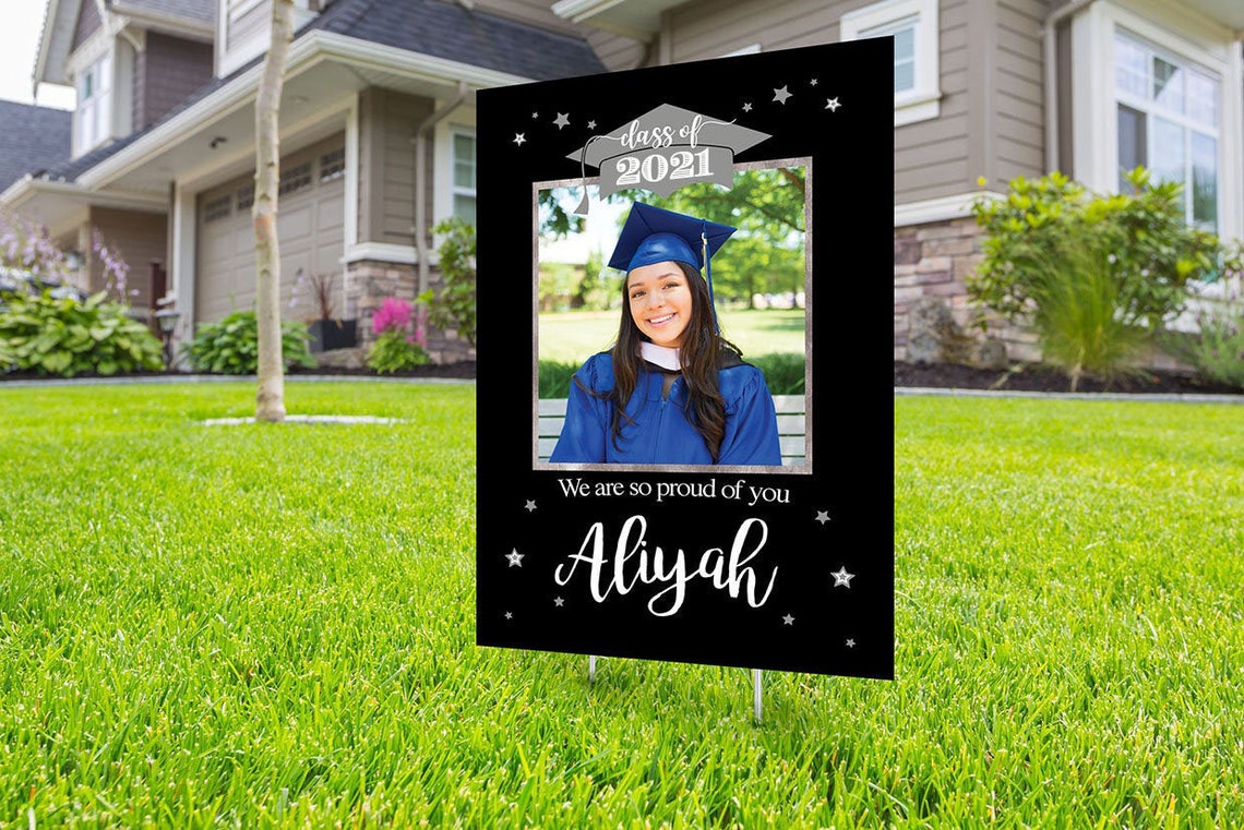 Class of 2022 Graduation Digital File Only Photo Yard Sign - Etsy