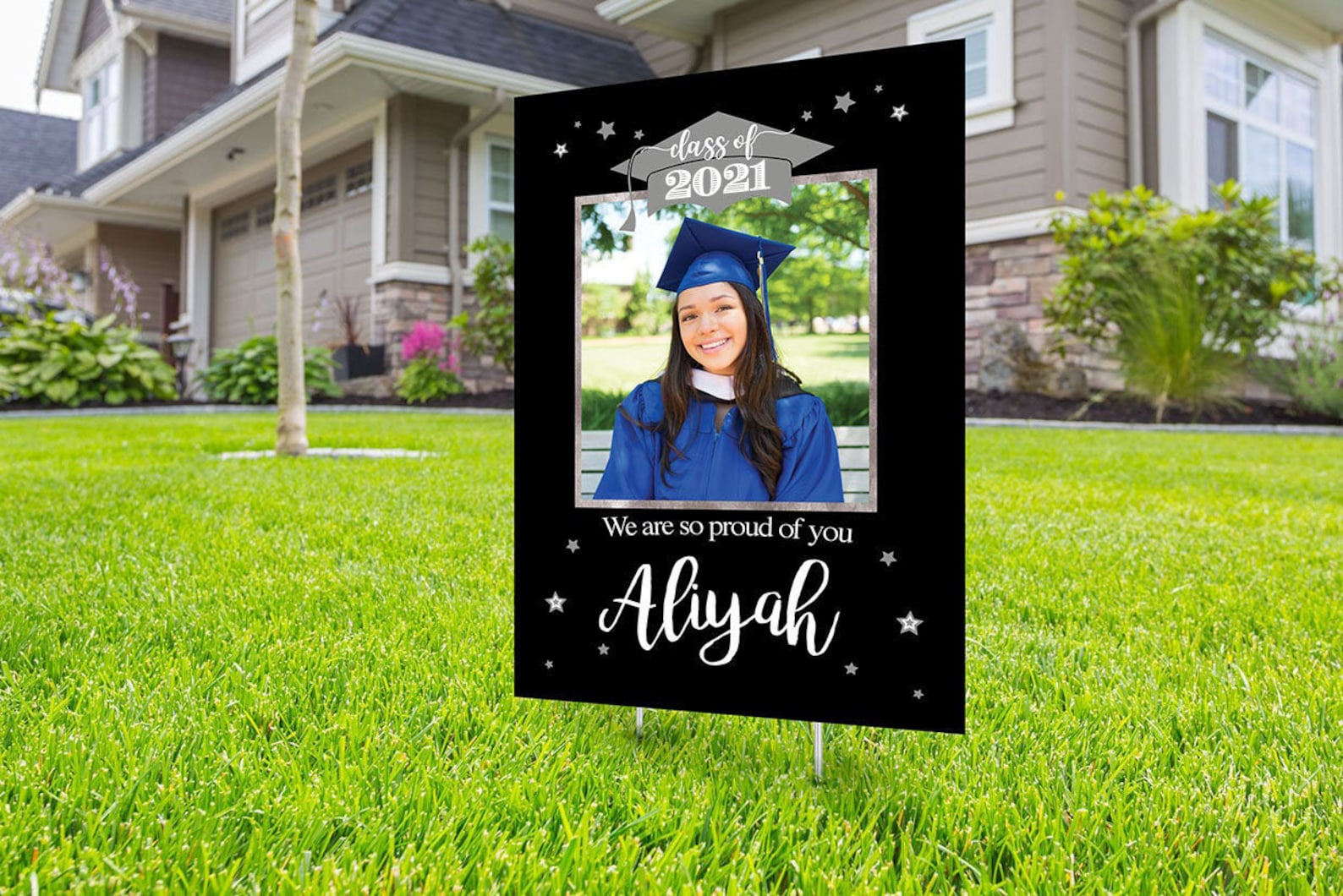 Class of 2022 Graduation Digital File Only Photo Yard Sign - Etsy