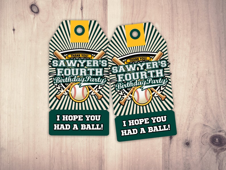 Basketball Birthday Party Favor Tag. I Hope You Had A Ball. | Etsy