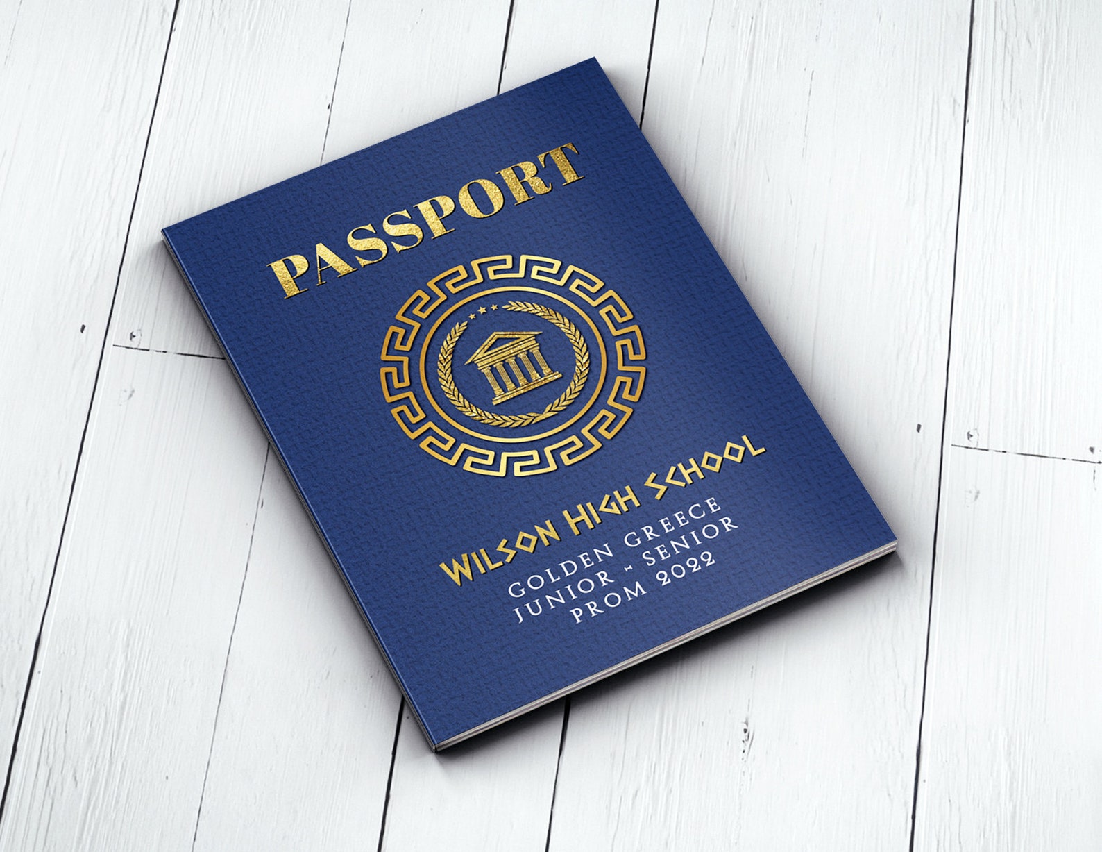 Prom Passport and Ticket Invitation Greece Passport | Etsy