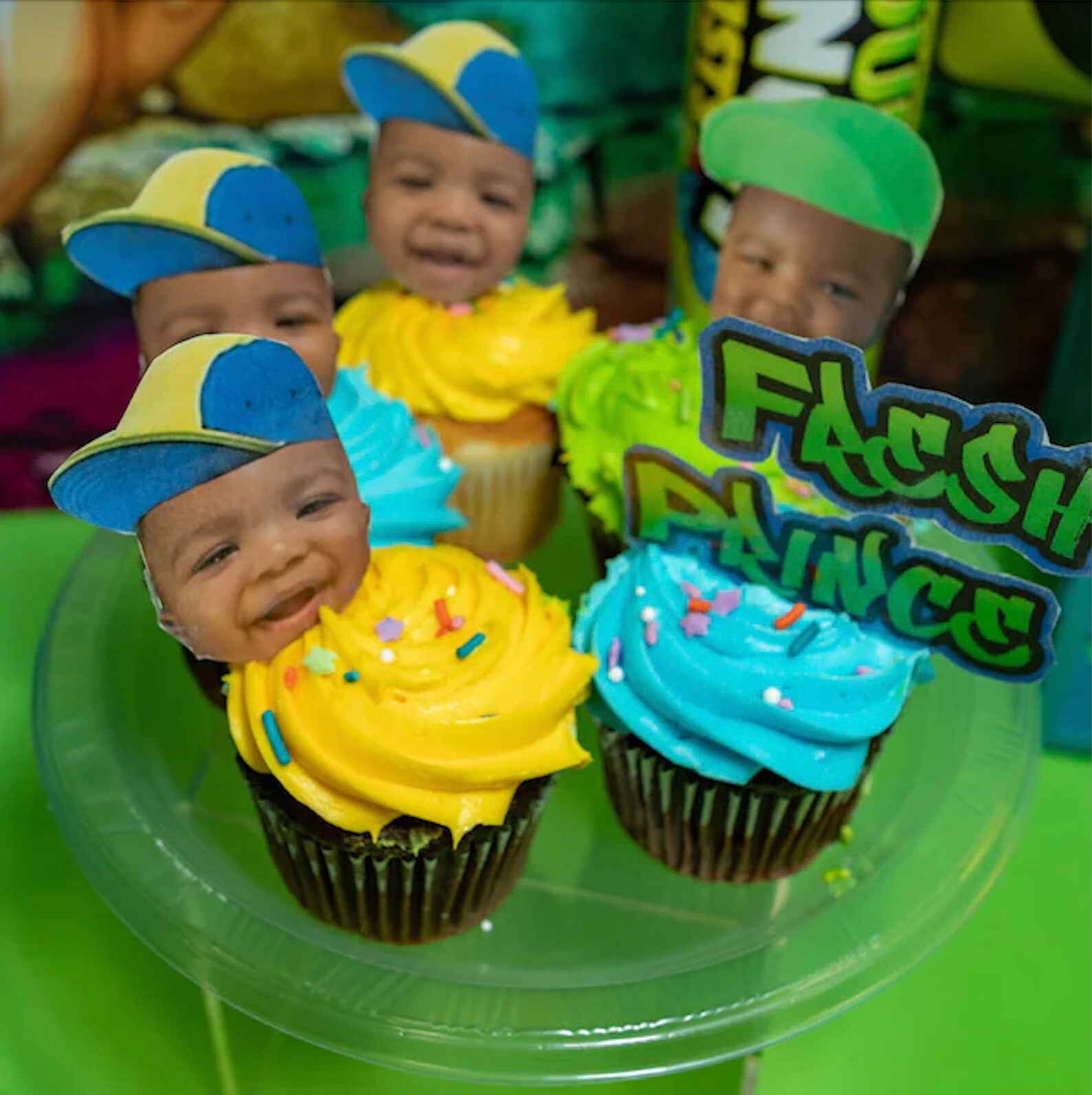 Cupcake Toppers Fresh Prince Birthday Baby Shower Hip Hop - Etsy