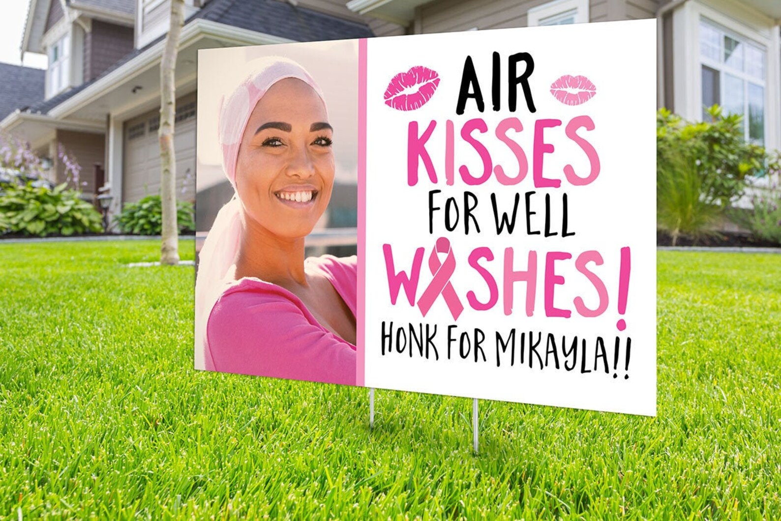 Well Wishes Sign Cancer Survivor Digital File Only Yard - Etsy