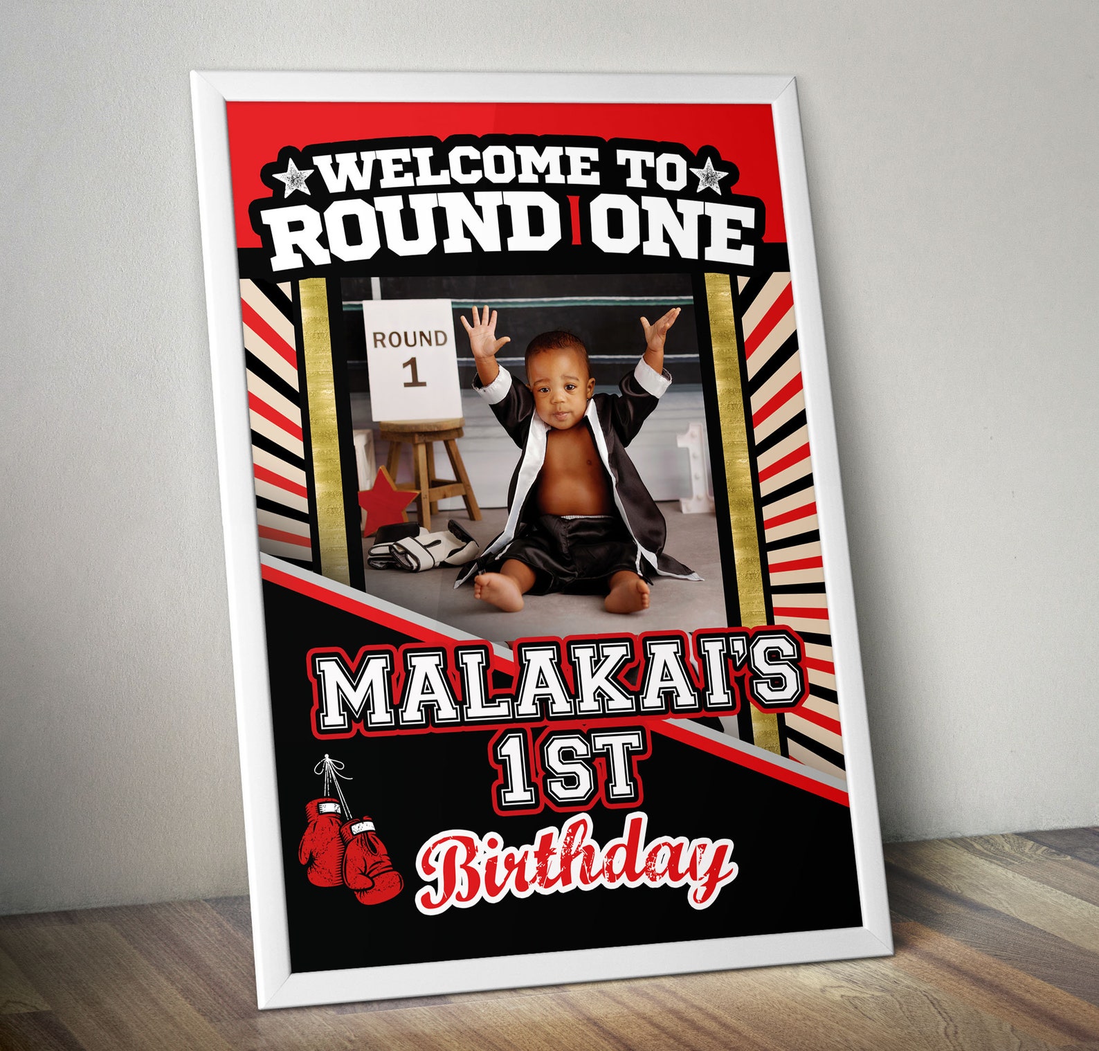Boxing Welcome Sign, Boxing Party, the Main Event, Boxing Theme ...