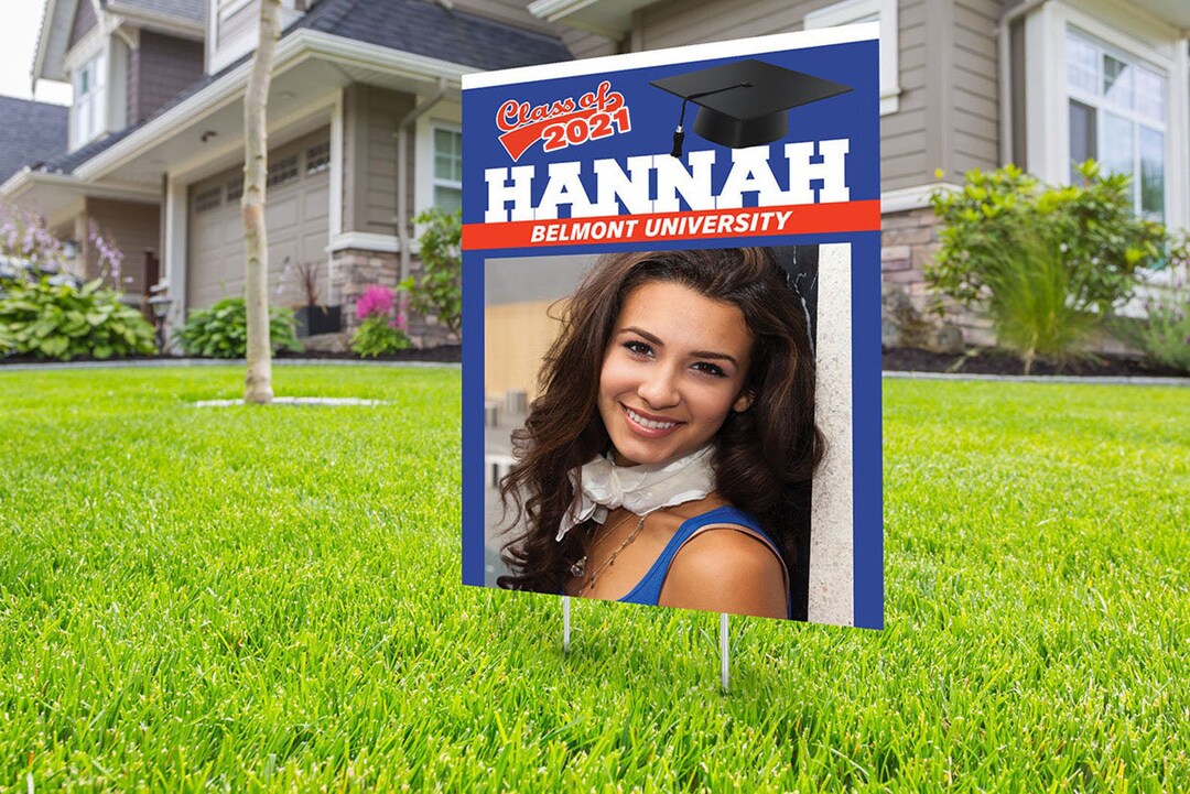 Class of 2022 Graduation, Digital File Only, Photo Yard Sign Design ...