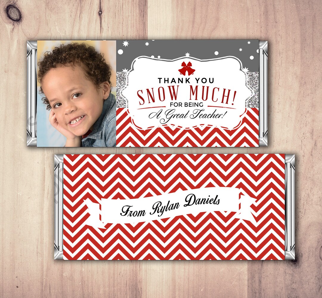 Christmas Candy Bar Wrapper, Christmas Wrapper, Christmas Printable ...