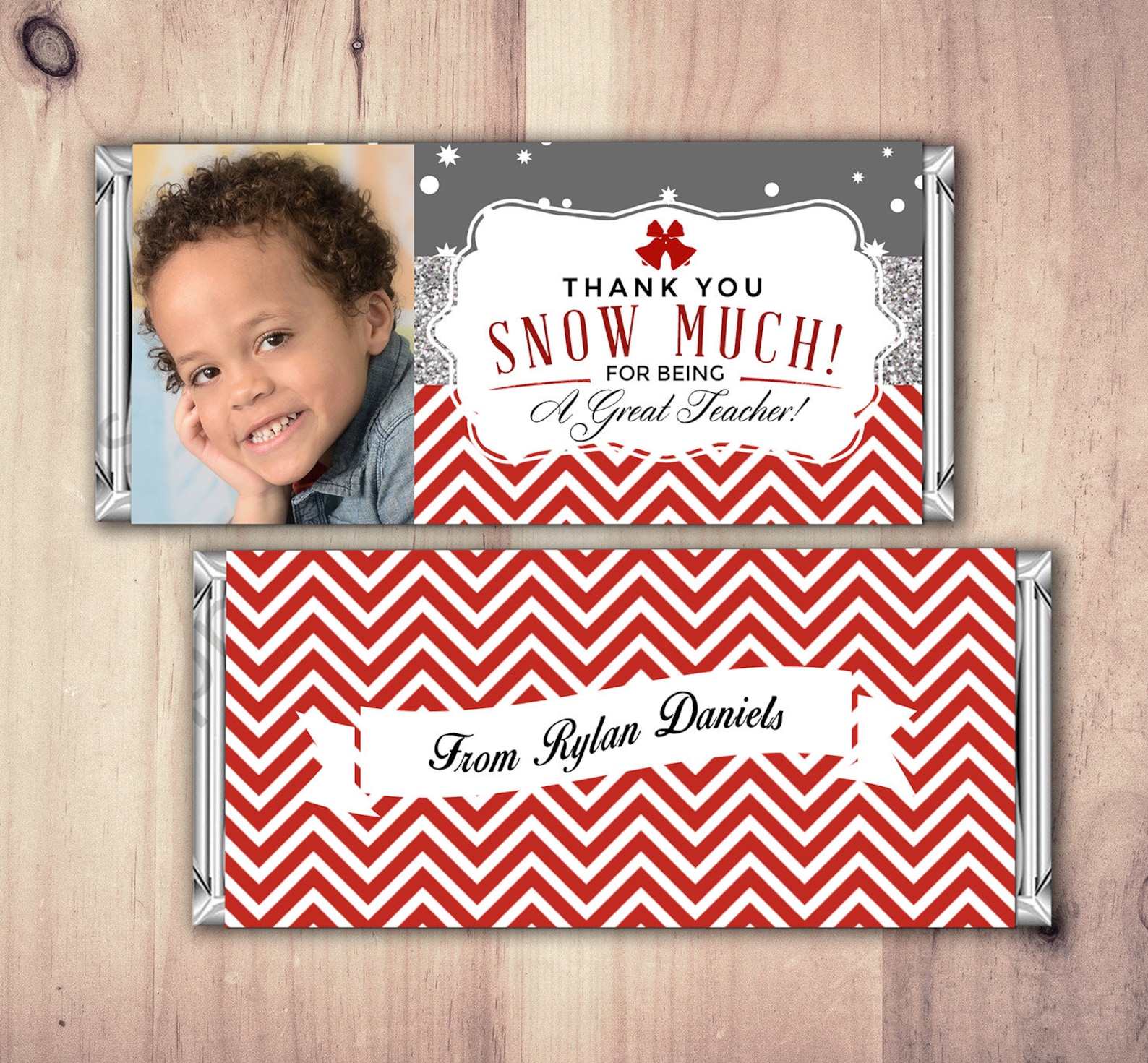 Christmas Candy Bar Wrapper Christmas Wrapper Christmas | Etsy