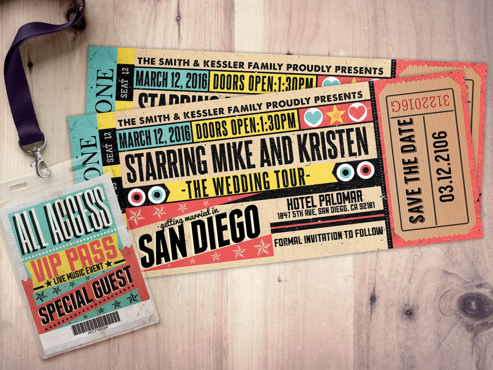 Rock Star Save the Date, Wedding Invite/bridal Shower INVITATION ...