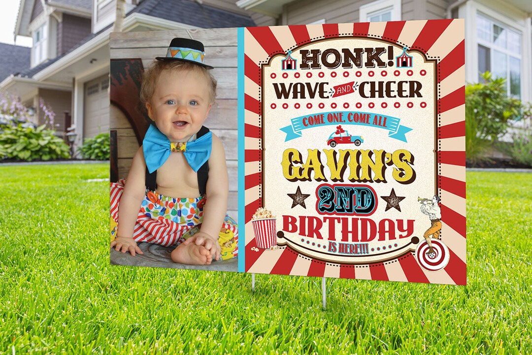 Drive by Birthday Parade, Digital File Only, Yard Sign, Social ...