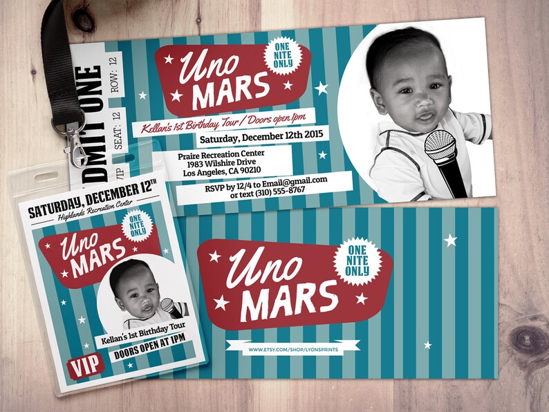 Custom Invitation Design VIP Pass Ticket Invitation _ - Etsy