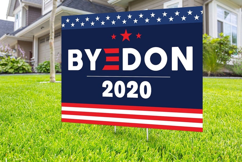 Political Campaign Yard Sign Design Digital File Only Rally Etsy