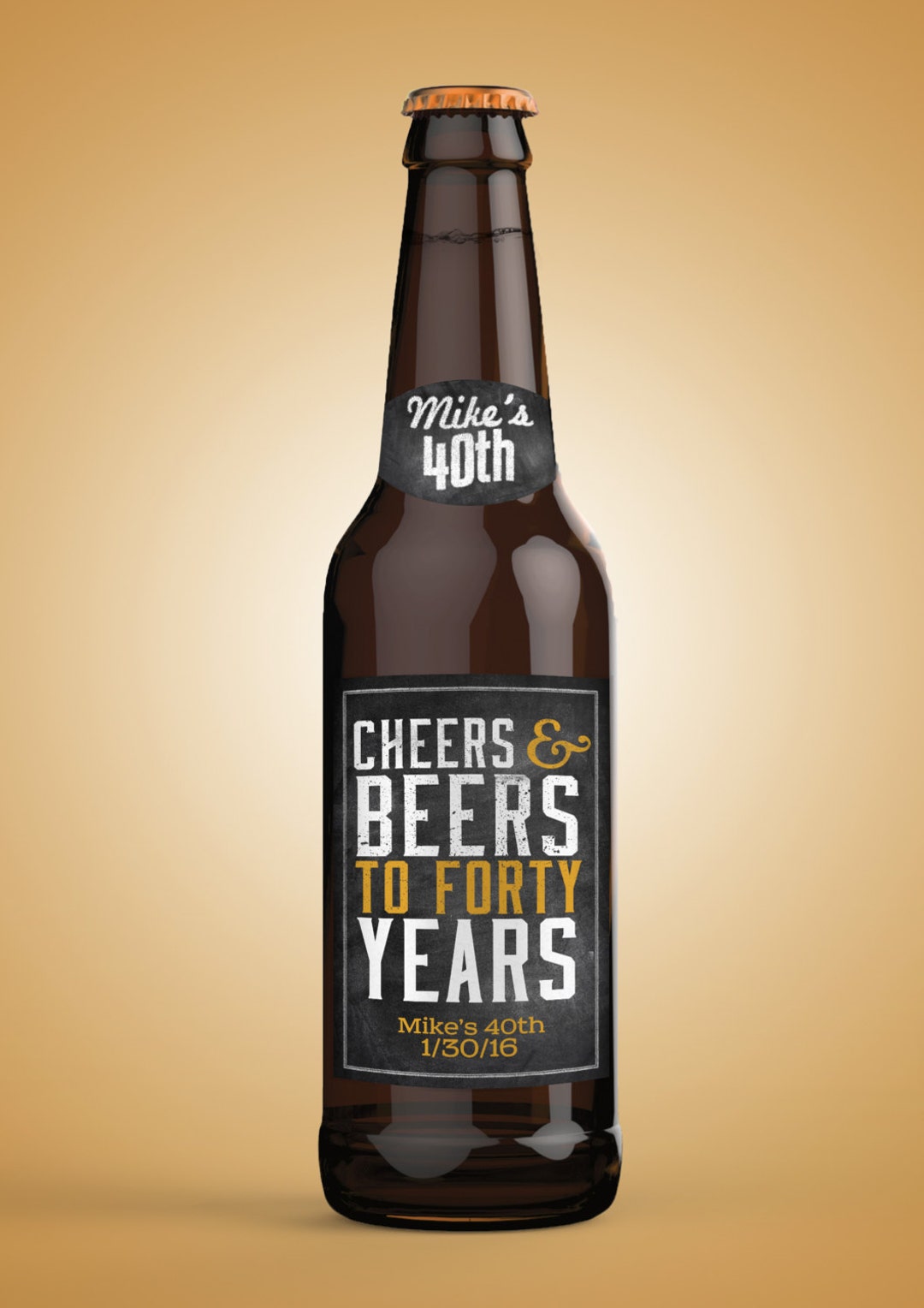 Personalized Digital Beer Labels, Cheers and Beers, Birthday, 30th ...
