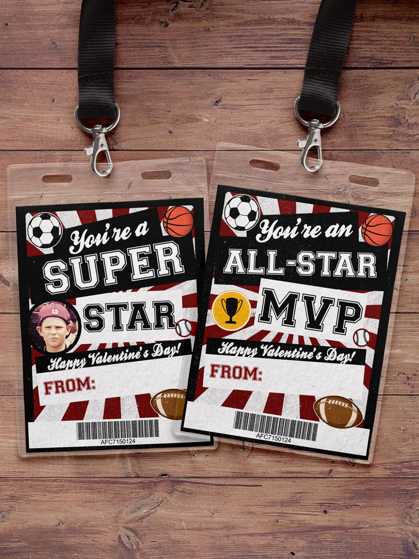 Valentine Cards for Kids- Kids Valentine Cards- All Star Valentine ...