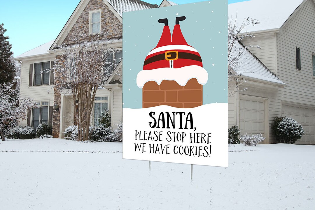 Christmas Lawn Sign Design, Digital File Only, Christmas Yard Sign ...