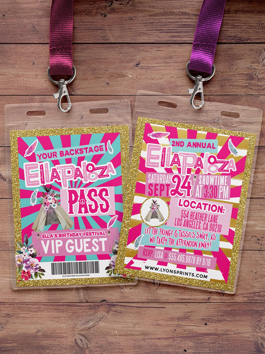 Rock Star, VIP Pass, Backstage Pass, Vip Invitation, Birthday, Pop Star ...