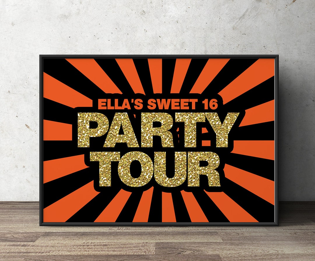 Welcome Sign, Limo Birthday Party, Party Bus, Poster, Sign, Birthday ...