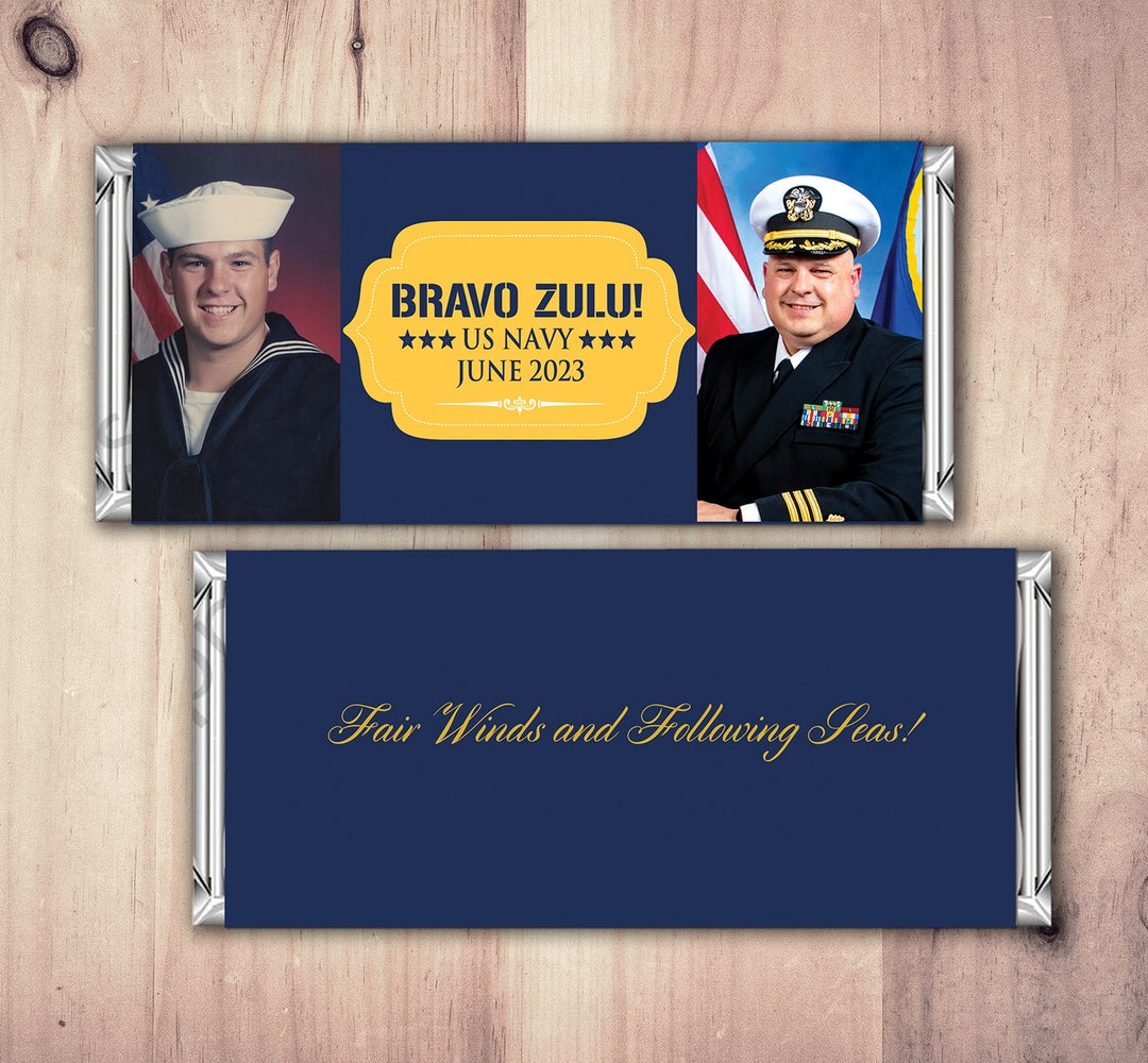 Military Retirement Candy Bar Wrapper, Candy Bar, Retirement Party ...