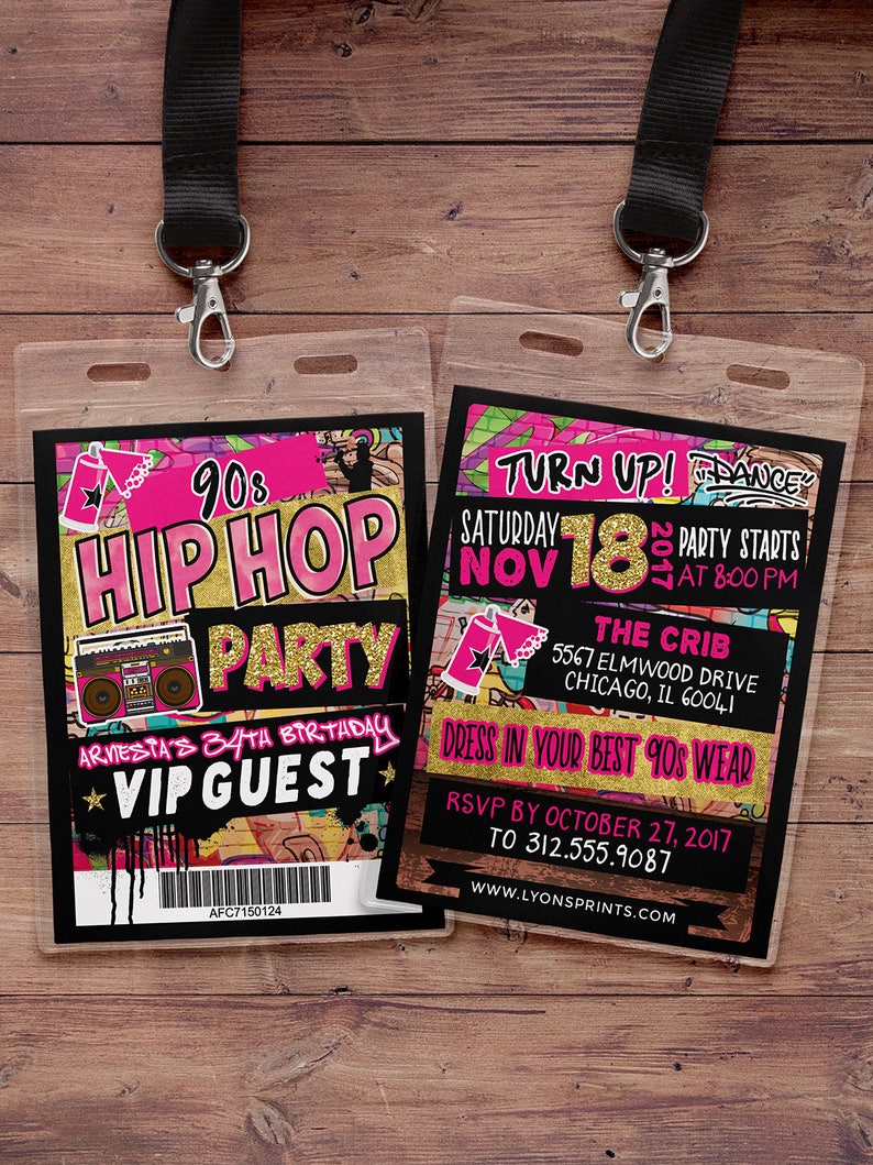 Hip Hop Swagger VIP PASS Backstage Pass Vip Invitation - Etsy Hip Hop Swagger VIP PASS Backstage Pass Vip Invitation - Etsy