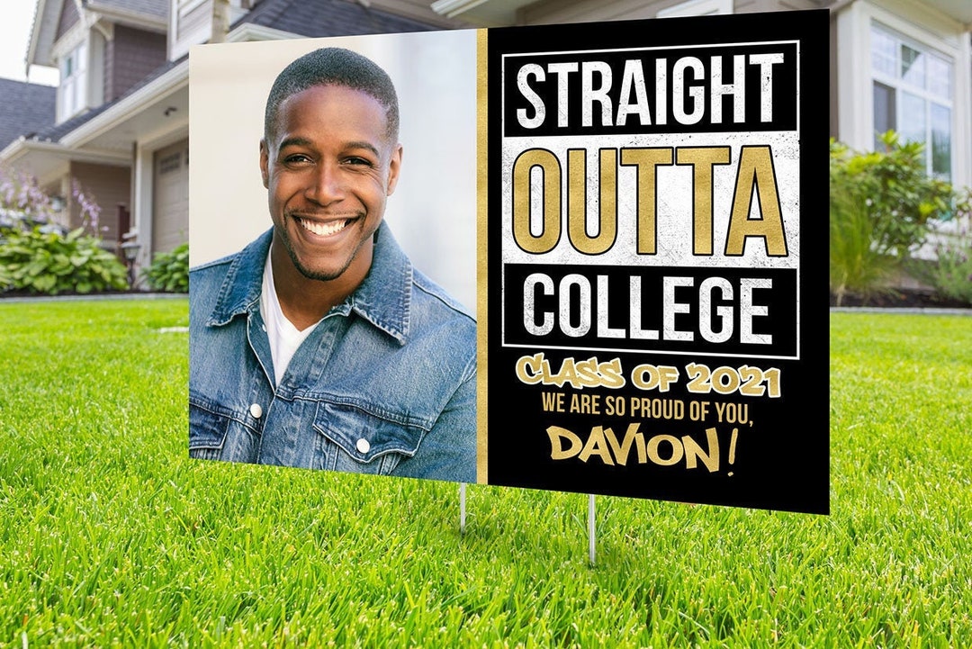 Class of 2022 Graduation, Digital File Only, Photo Yard Sign Design ...