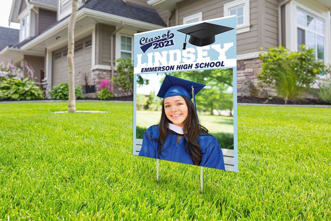 Class of 2022 Graduation, Digital File Only, Photo Yard Sign Design ...