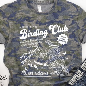 Bird Watching T Shirt, Birding Club Shirt, Bird Nerd Shirt, Nature ...