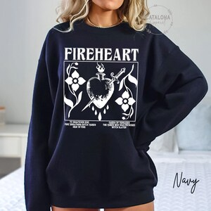 Fireheart Sweatshirt, TOG, Kingdom of Ash, Rowan, Dorian, Manon, Aelin ...