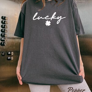 Comfort Colors Lucky T-shirt, Comfort Colors Tee, Funny Patrick's Lucky T-shirt, St Patty's Day ...