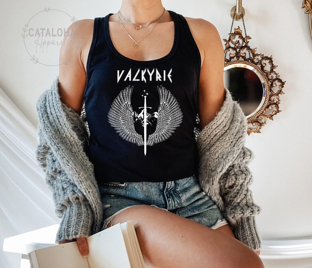 Racerback Tank, Valkyrie, the Valkyrie Ladies Shirt, Valkyrie in ...