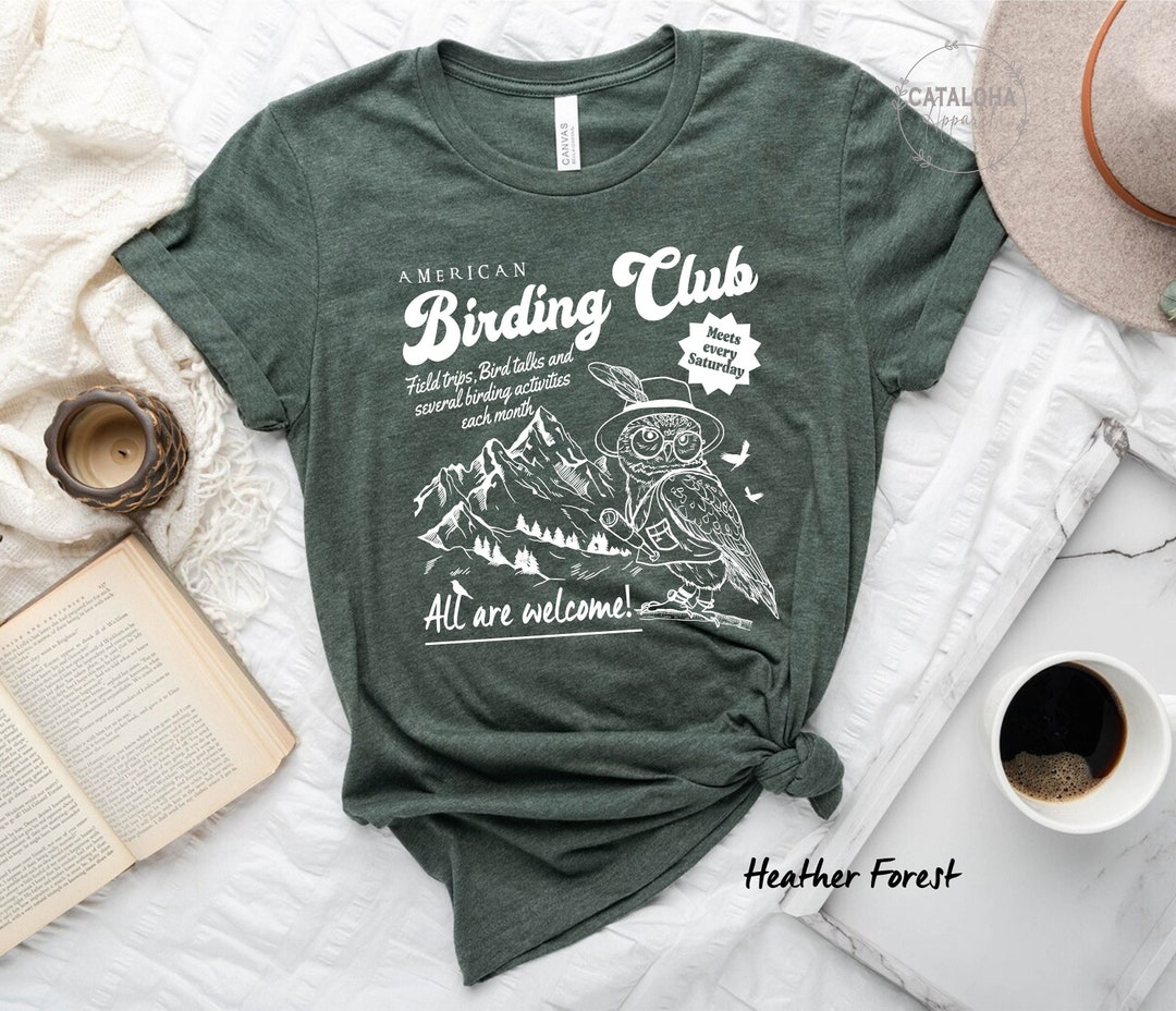Bird Watching T Shirt, Birding Club Shirt, Bird Nerd Shirt, Nature ...
