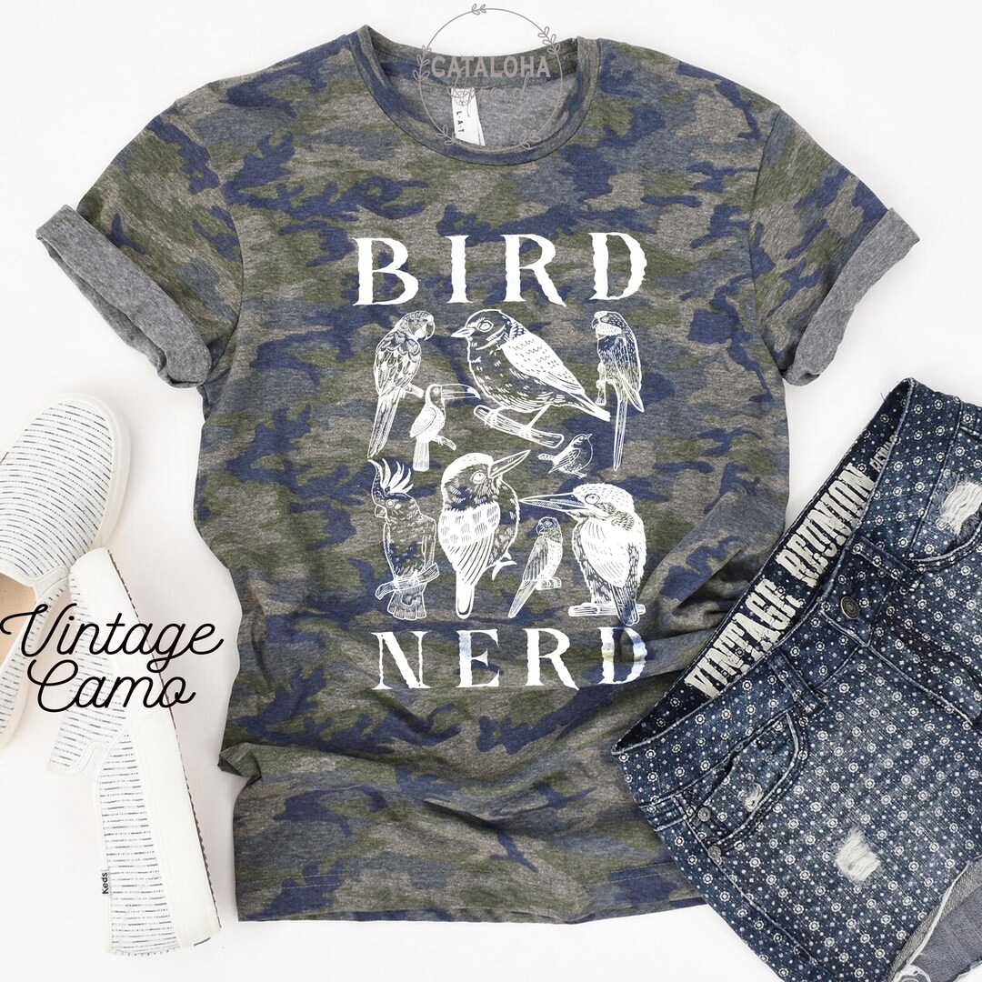 Bird Nerd Shirt, Bird Watching T Shirt, Bird Lover Tee, Nature Lover ...
