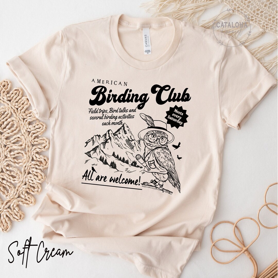 Bird Watching T Shirt, Birding Club Shirt, Bird Nerd Shirt, Nature ...