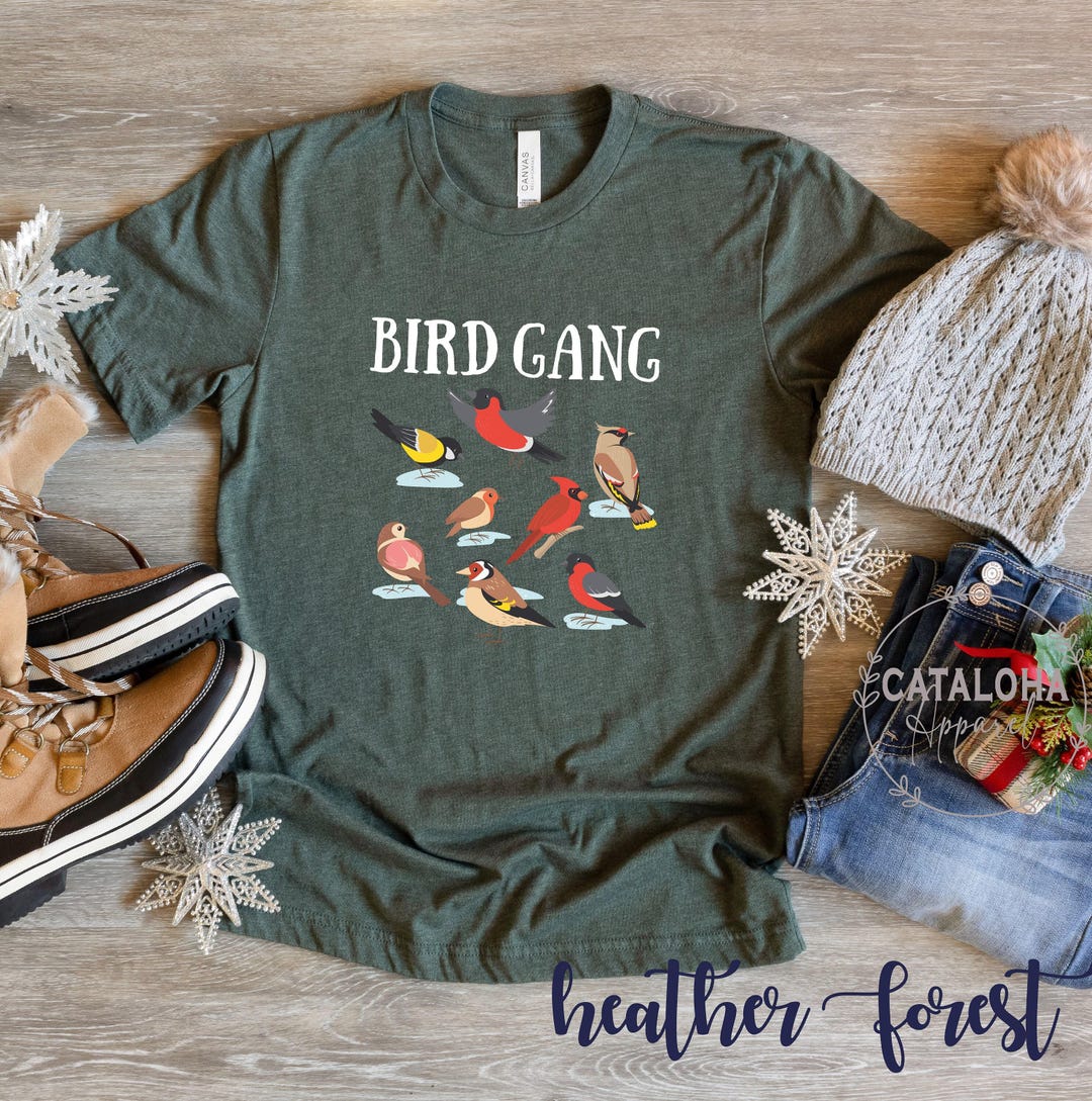 Bird Gang Shirt, Birdwatchers Gift, Bird Lovers Shirt, Bird Shirt ...