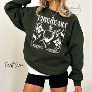 Fireheart Sweatshirt, TOG, Kingdom of Ash, Rowan, Dorian, Manon, Aelin ...