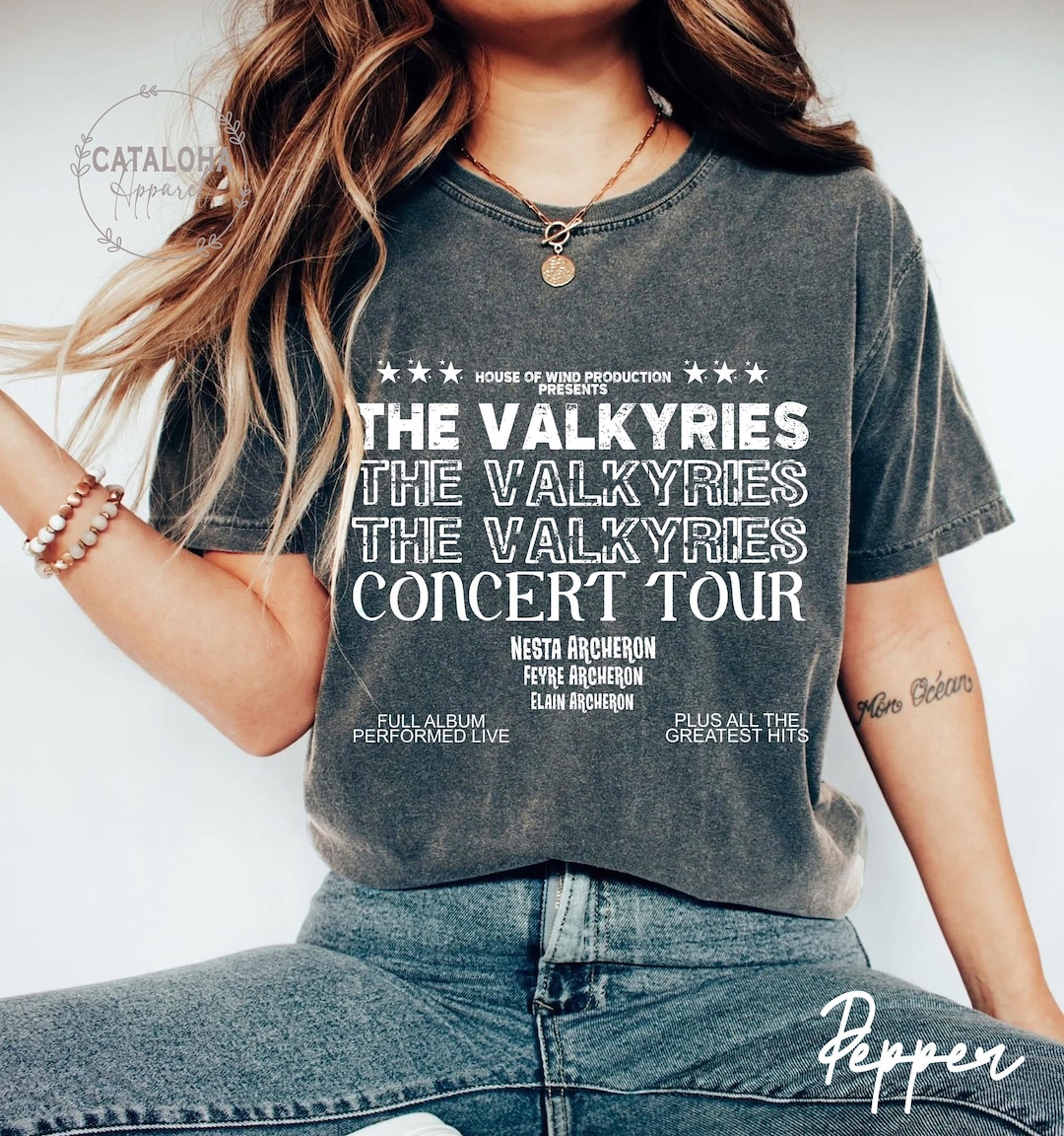 Valkyries Tour Shirt, the Valkyrie Ladies Shirt, Valkyrie in Training ...