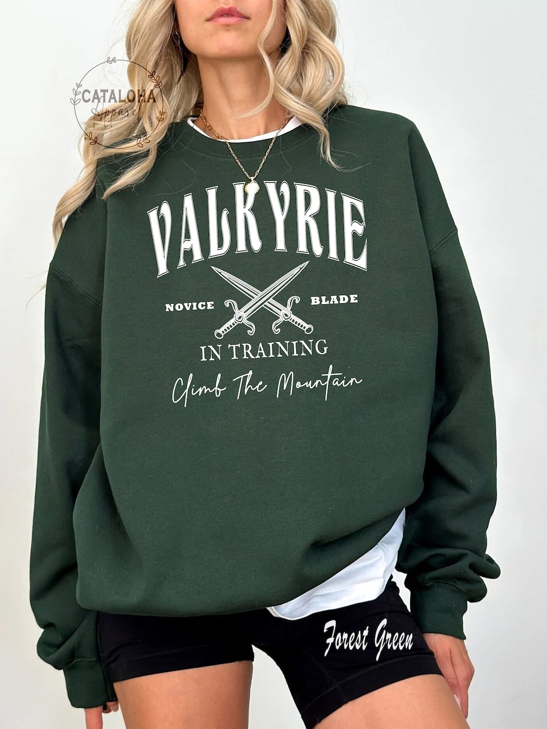 ACOTAR Valkyrie ACOSF Sweatshirt, Throne of Glass, Nesta Archeron Gwyn ...