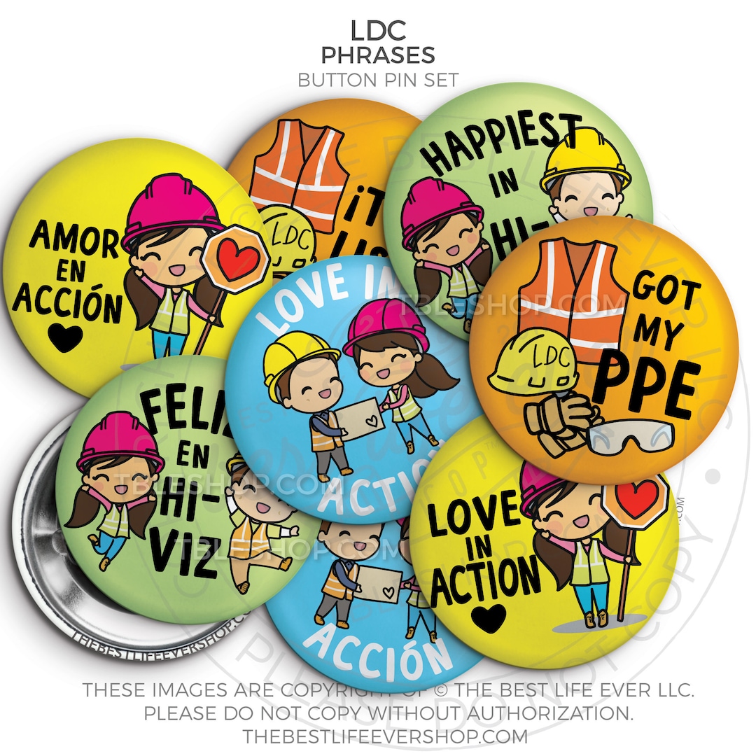 LDC Phrases Best Life Ever Button Pins, Jw Gifts, Gifts for Brothers ...
