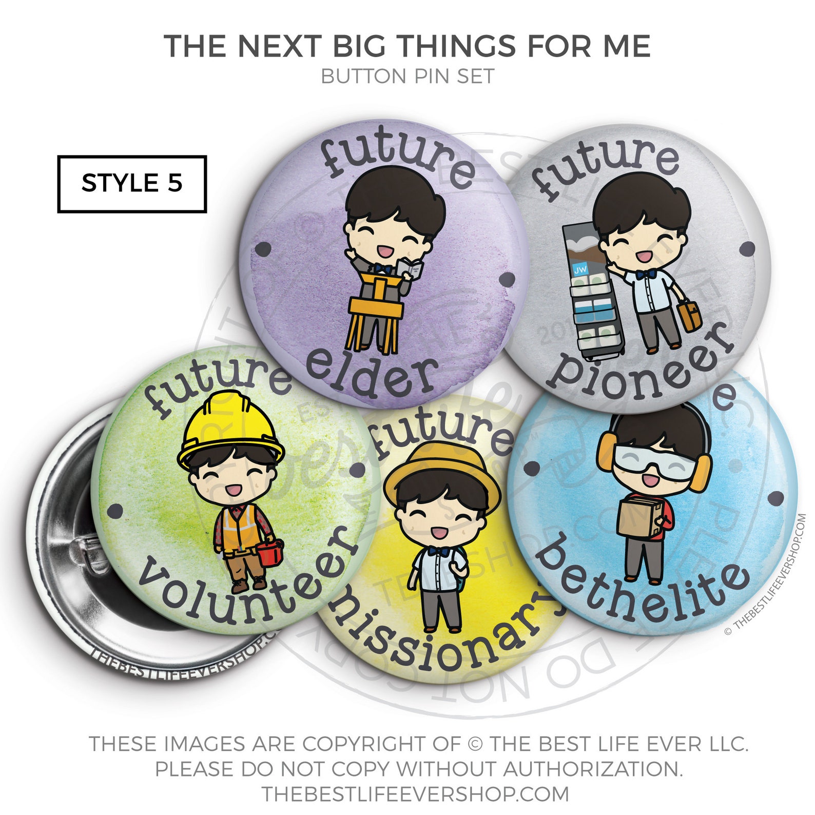 Future Goals Button Pins Set – JW Ministry Gifts for Boys - Etsy