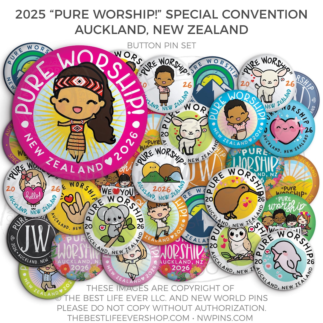 AUCKLAND, NEW ZEALAND - 2026 Pure Worship Special Convention Button ...