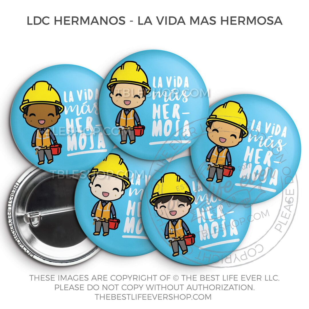 LDC Brothers Best Life Ever Button Pins Jw Gifts Regalos Para Hermanos ...