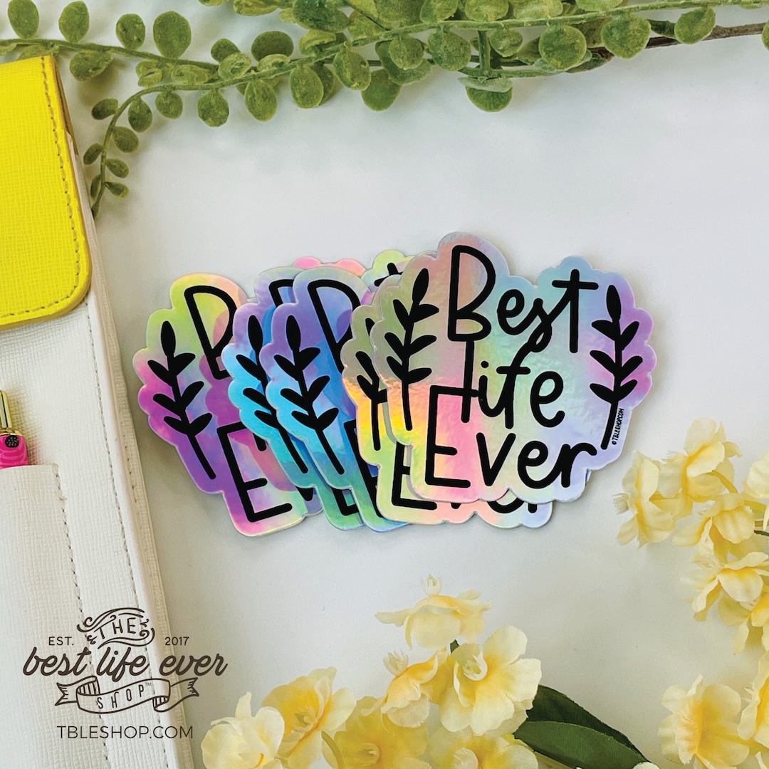 Best Life Ever Vinyl Stickers Holographic Jw Service Year Jw Pioneer ...