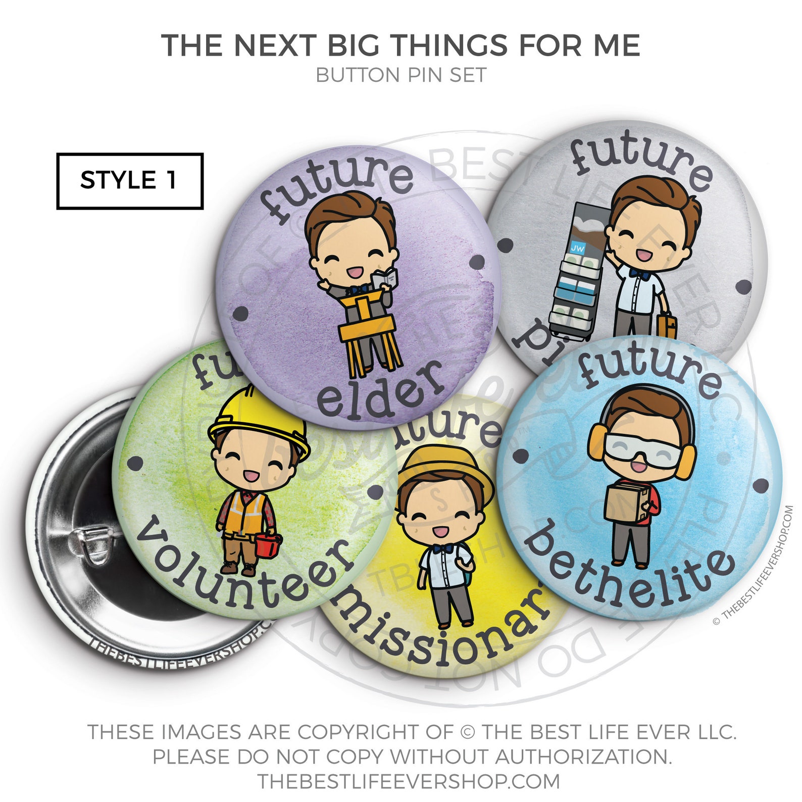 Future Goals Button Pins Set – JW Ministry Gifts for Boys - Etsy