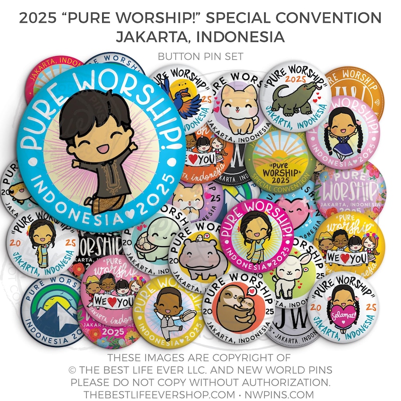 Button Pins Convention - Etsy