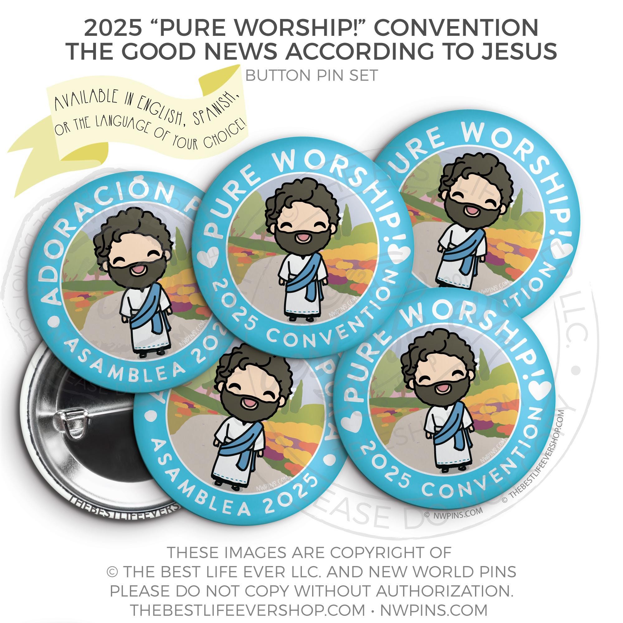 2025 Pure Worship Convention - BIBLE CHARACTER Jesus - jw gifts - jw ...