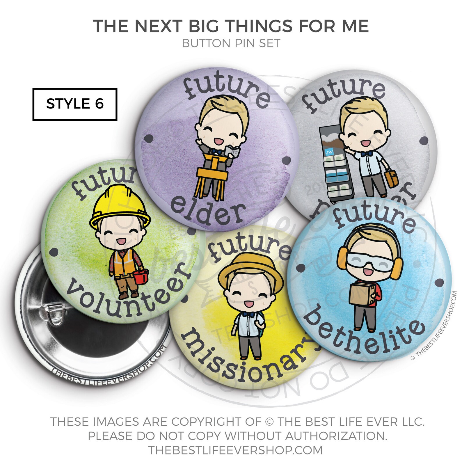 Future Goals Button Pins Set – JW Ministry Gifts for Boys - Etsy