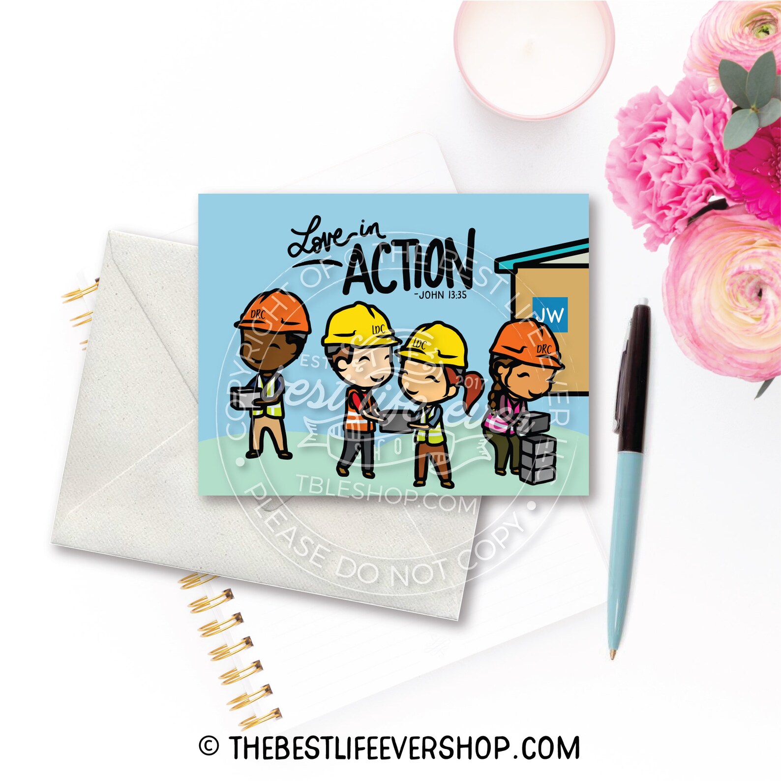SET: Love in Action LDC / DRC Greeting Card Set - Jw Gifts - Pioneer ...
