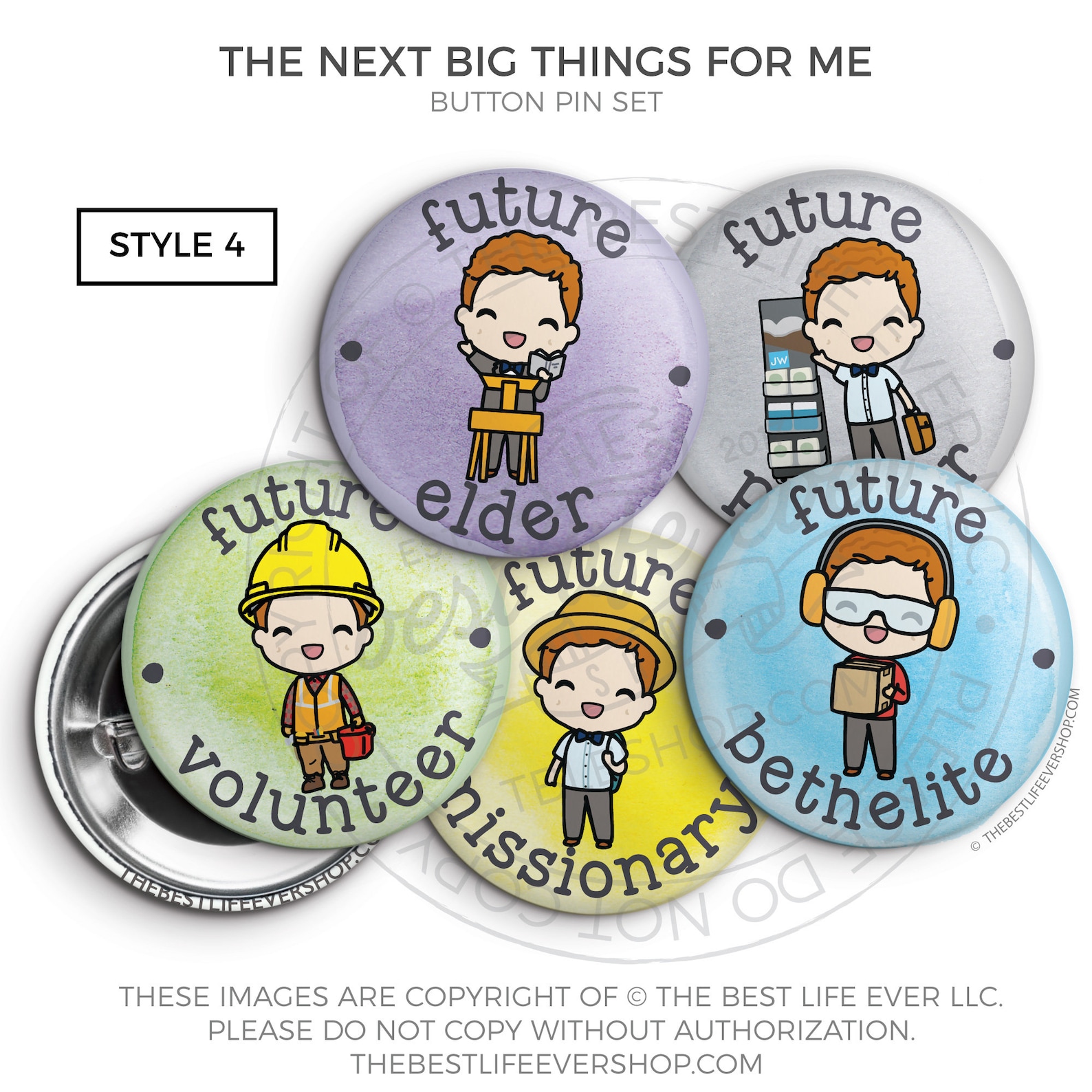 Future Goals Button Pins Set – JW Ministry Gifts for Boys - Etsy