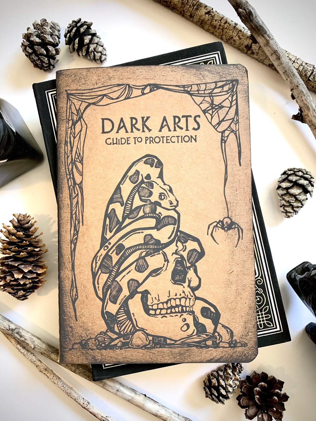 Dark Arts Notebook Magical Wizardry Notebook Witches - Etsy