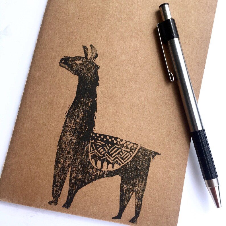 Llama Notebook Llama Travel Journal Travel Journal Insert | Etsy