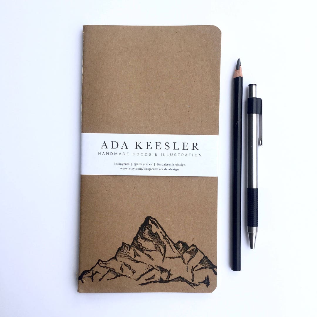 Mountain Travelers Journal, Travel Journal, Travel Notebook, Hiking ...