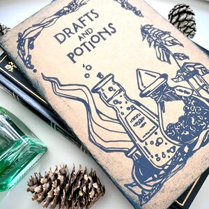 Drafts & Potions Notebook Magical Wizardry Notebook Witches - Etsy